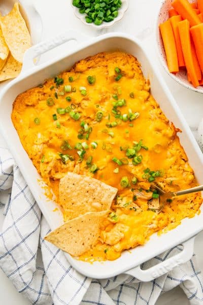 Easy Buffalo Chicken Dip Recipe - The Seasoned Mom