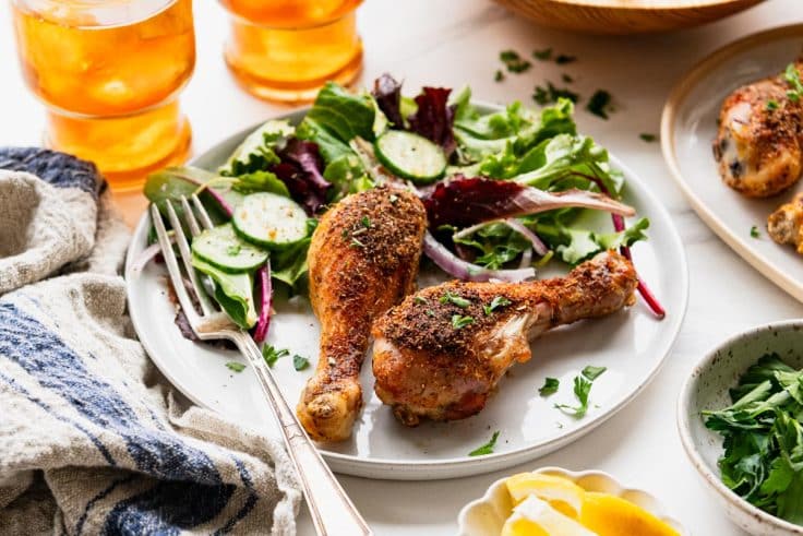 Crispy Southern-Style Baked Chicken Legs