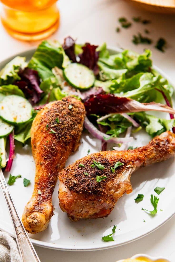 Crispy Southern-Style Baked Chicken Legs