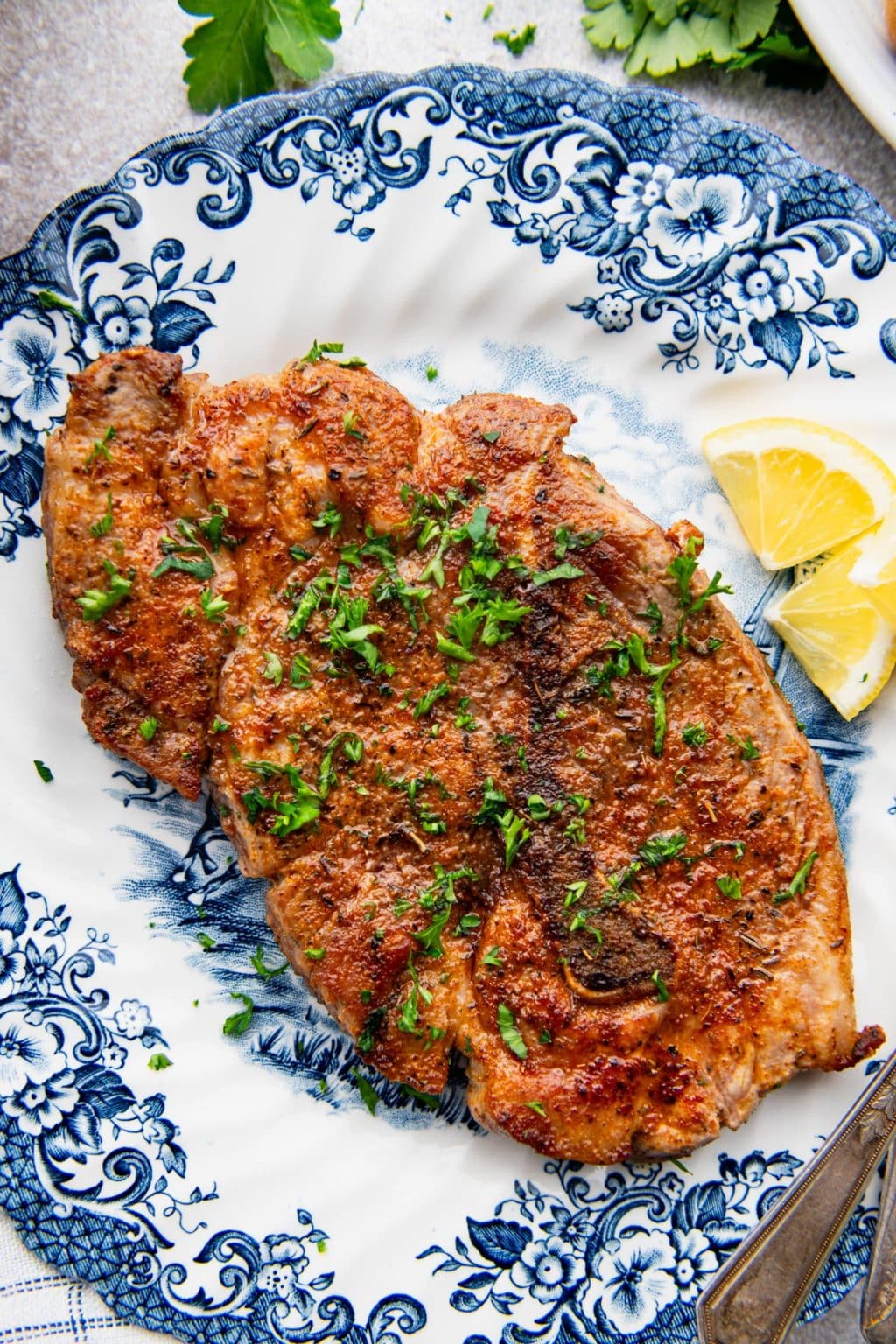Oven Baked Pork Steaks - The Seasoned Mom