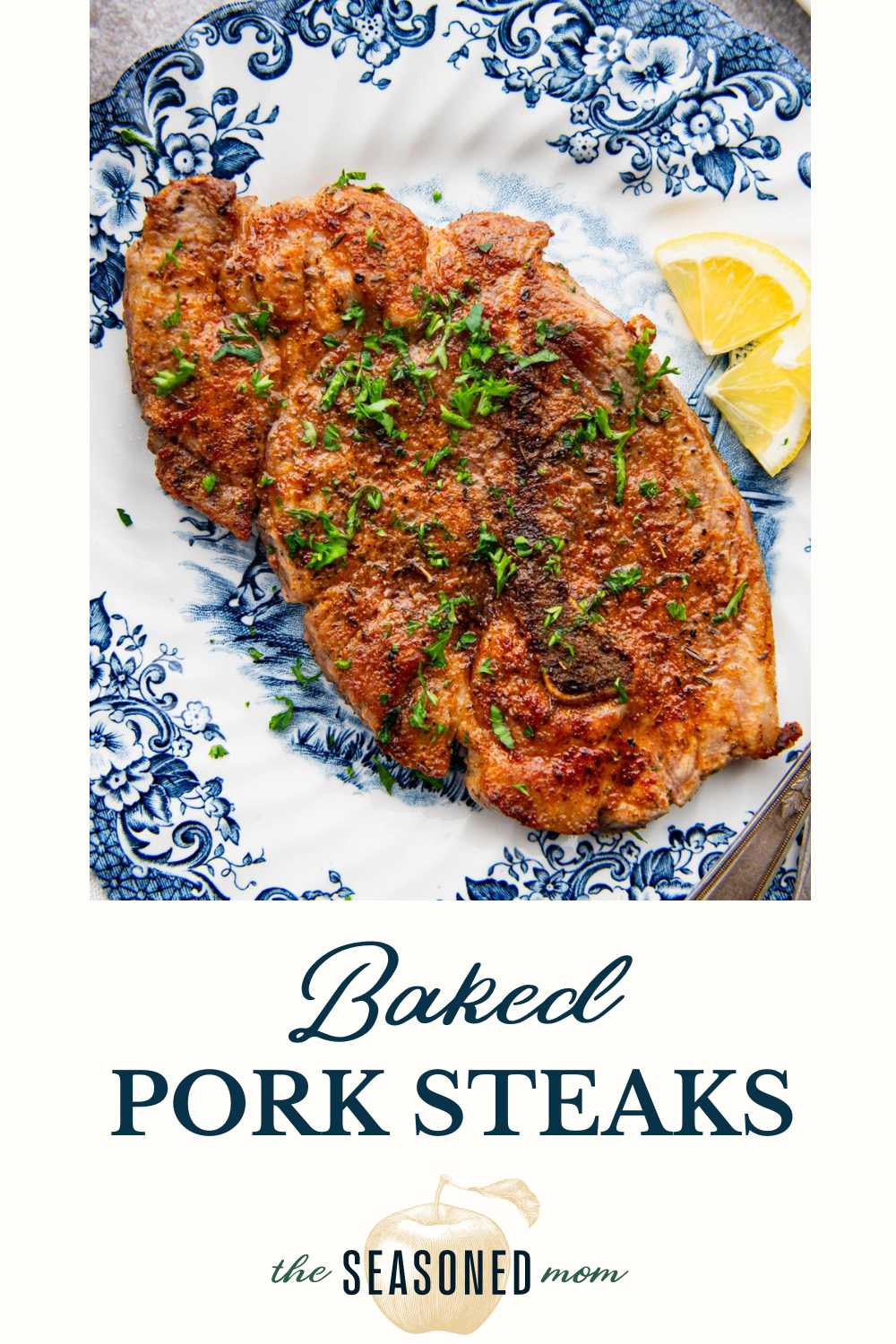 Oven Baked Pork Steaks - The Seasoned Mom