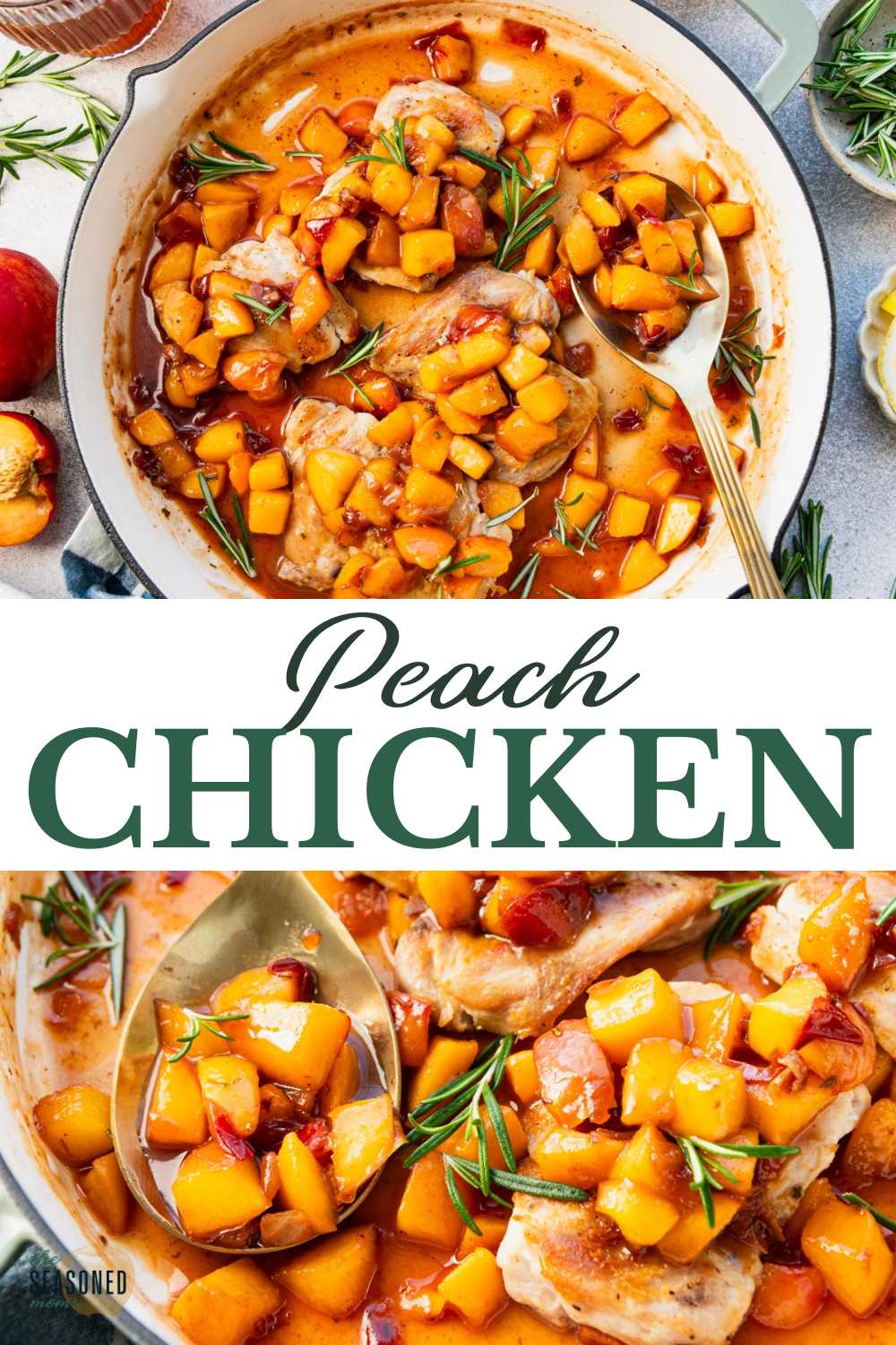 One-Skillet Peach Chicken
