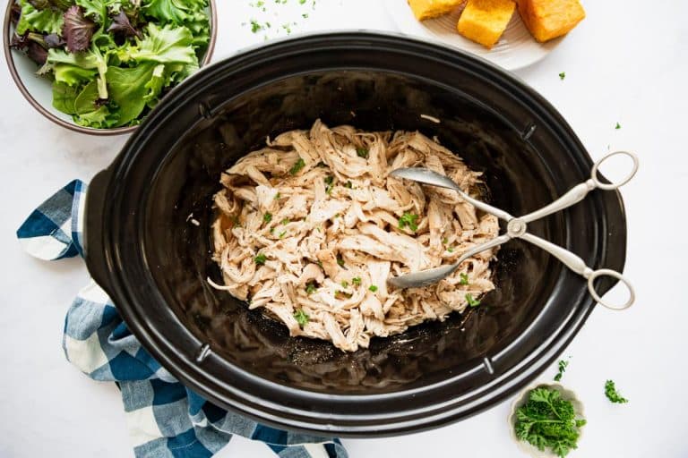 Slow Cooker Shredded Chicken (Easy, Healthy & Versatile)