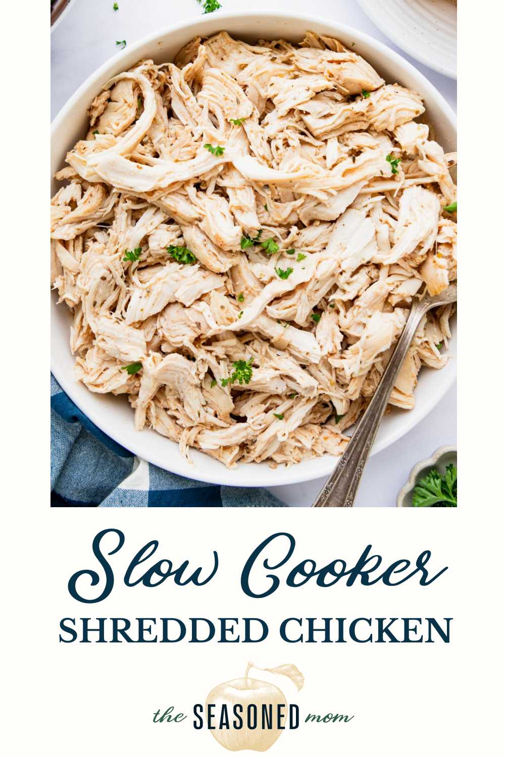 Slow Cooker Shredded Chicken (Easy, Healthy & Versatile)