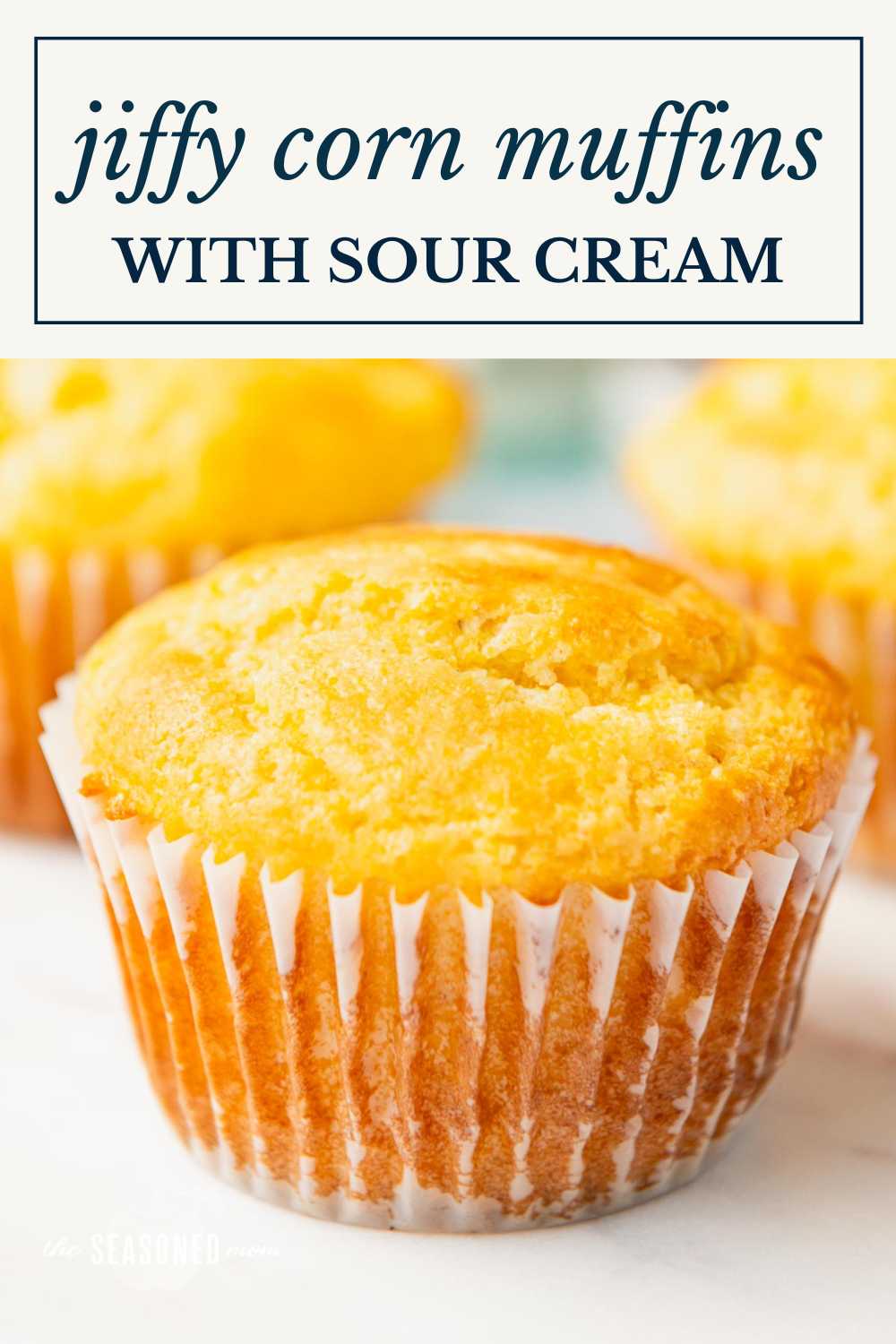 Moist Jiffy Corn Muffins with Sour Cream