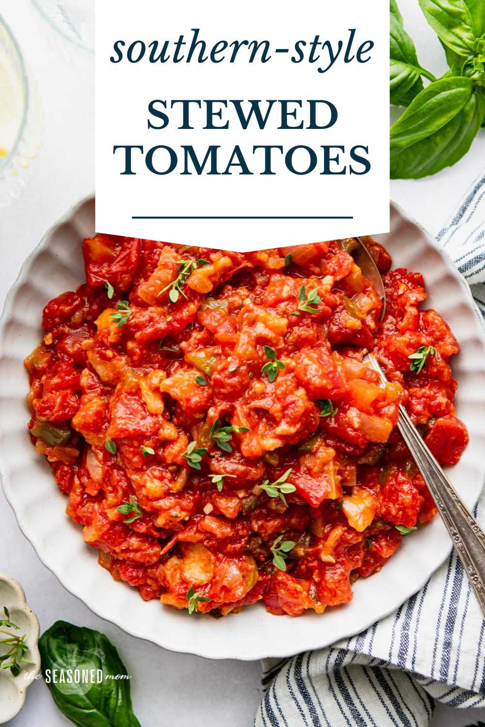 Southern-Style Stewed Tomatoes Recipe (Fresh or Canned)