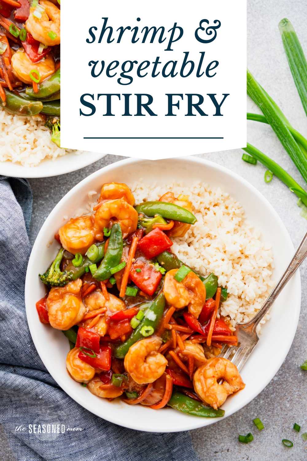 Shrimp and Vegetable Stir Fry (Quick 30-Minute Meal!) - The Seasoned Mom