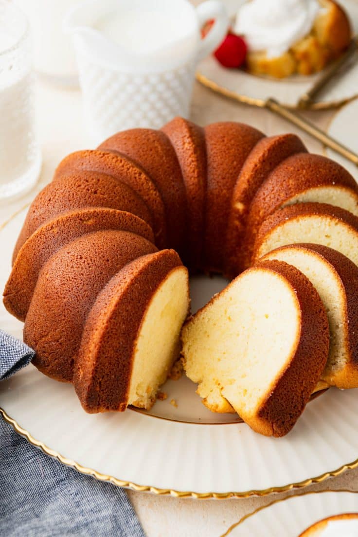 Buttermilk Pound Cake {Moist, Tender, Southern Classic} - The Seasoned Mom