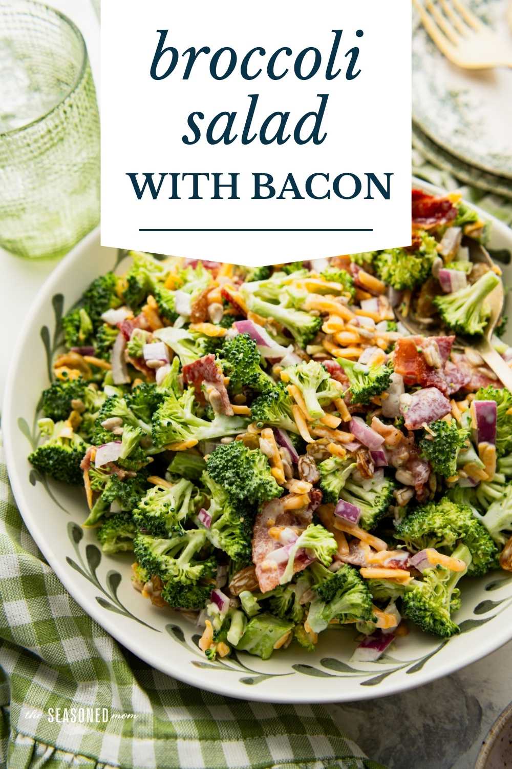 Broccoli Salad with Bacon {Classic Cookout/Potluck Side Dish} – The ...