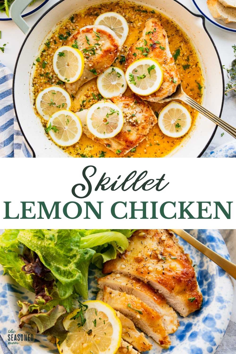 Easy Skillet Lemon Chicken {Ready in 25 Minutes} – The Seasoned Mom
