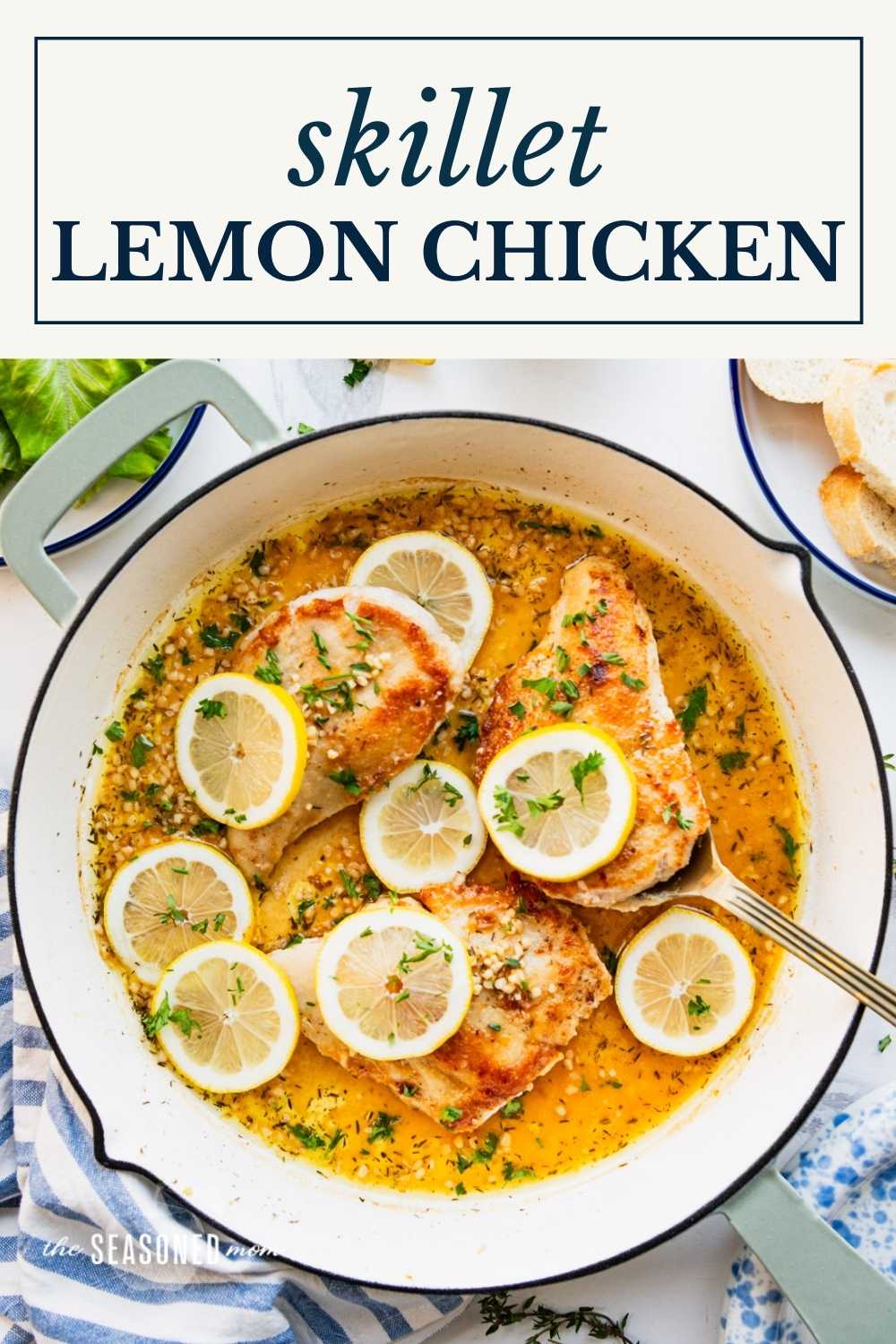 Easy Skillet Lemon Chicken {Ready in 25 Minutes} – The Seasoned Mom